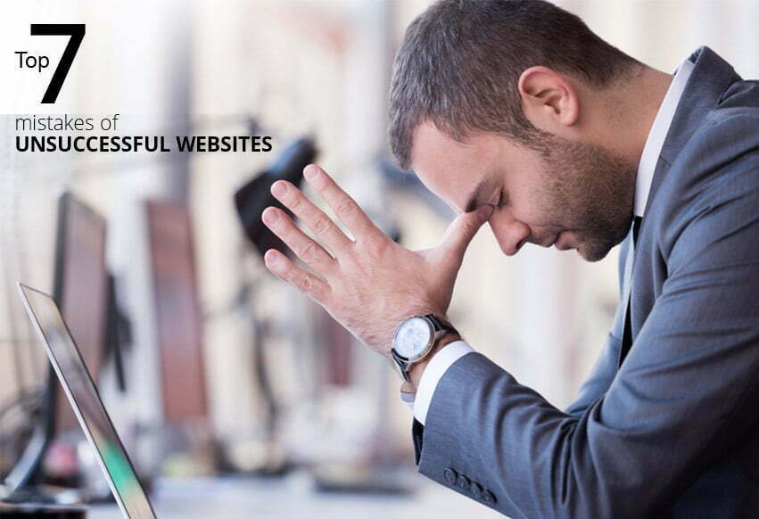Top seven mistakes of unsuccessful websites