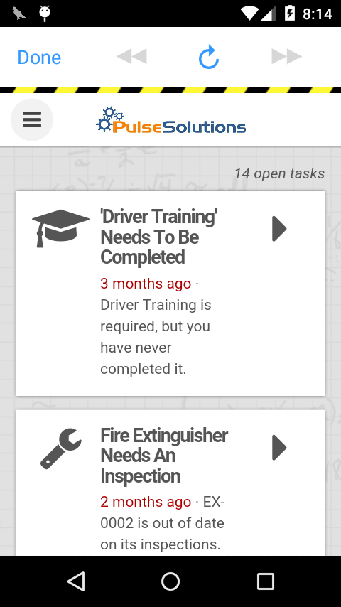 Hazard Scout mobile app, workplace safety and performance tracking