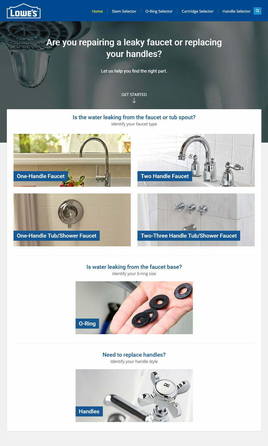 Lowes Home Improvement Website