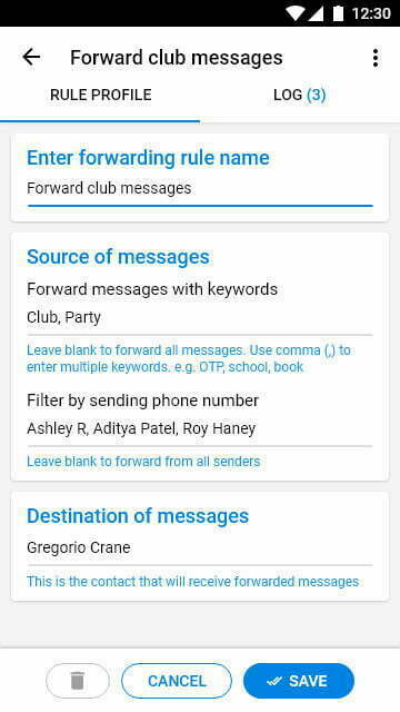 Easy SMS Forwarder APK - Free Texts to Email, Text to Text Forwarding ...